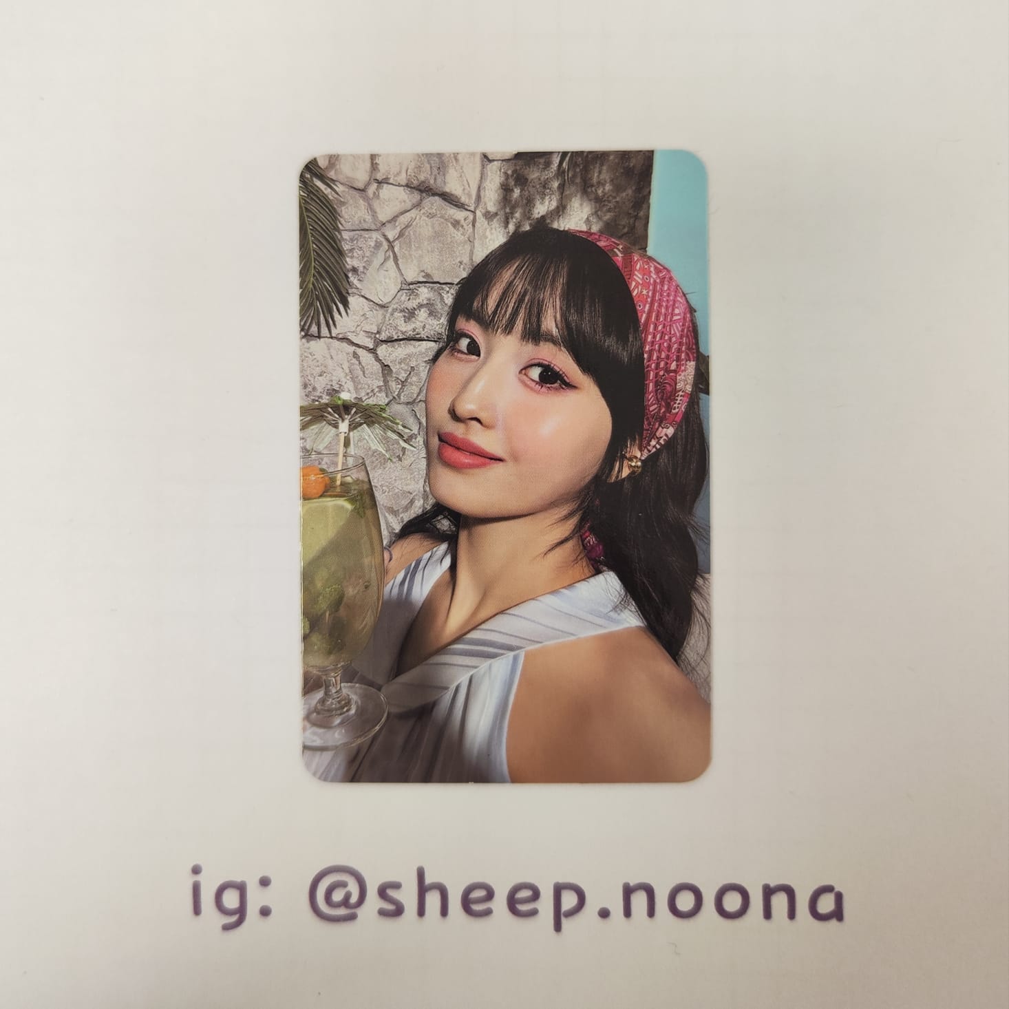 Photocards Momo Twice – Sheep Noona