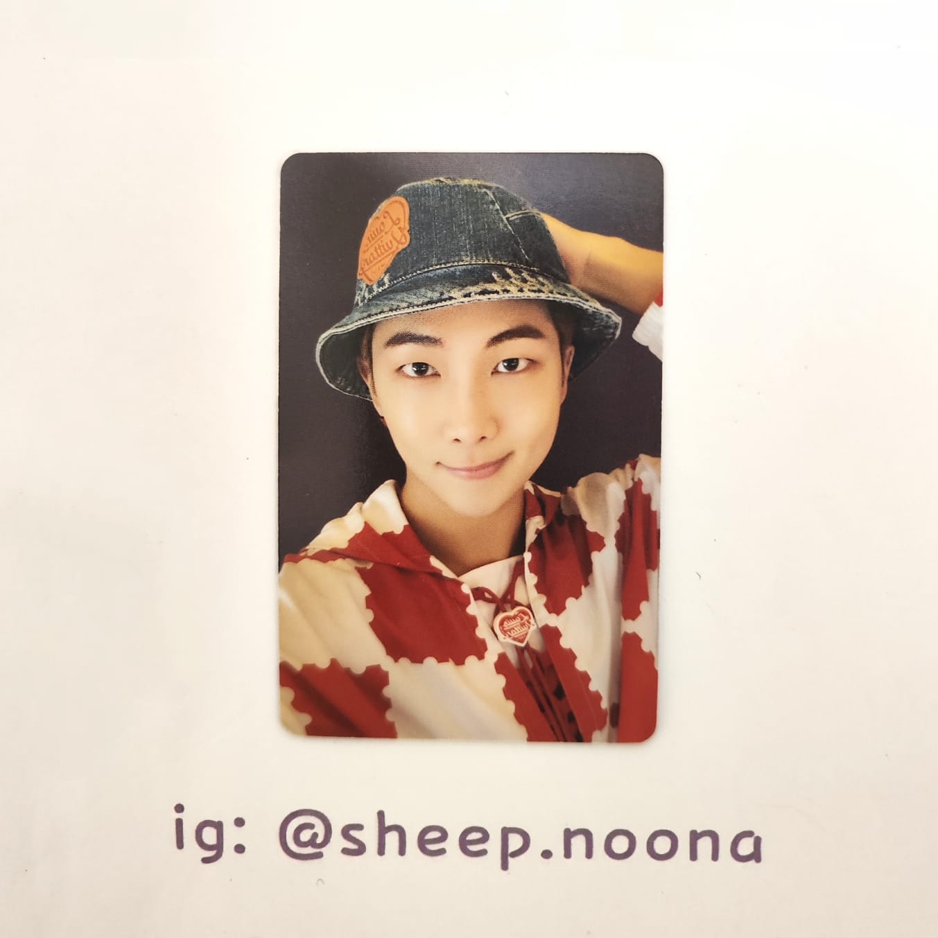 Photocard RM BTS – Sheep Noona